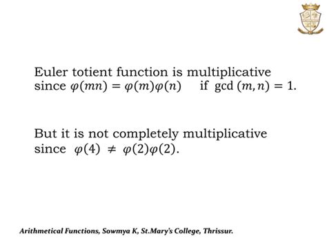 Mathematicsarithmetical Functions Pptx Physics Science