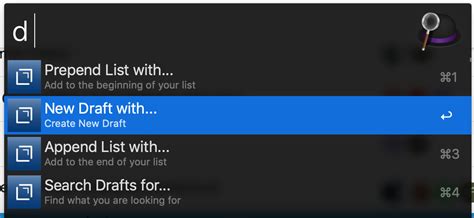 swipe my alfred workflow for drafts for mac drafts for mac drafts community