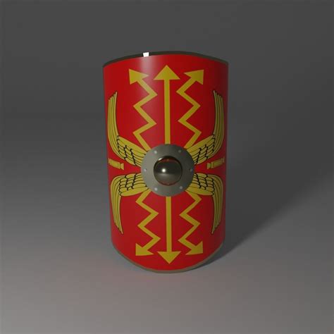 3d History Scutum Shield Cgtrader