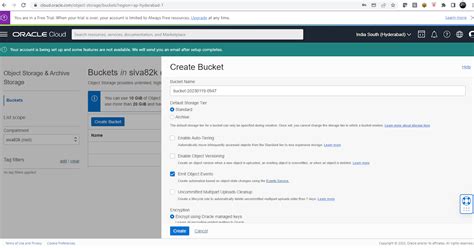 Learn And Shine Oracle Cloud Infrastructure Object Storage Example