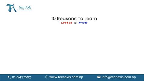 Why You Should Learn Html And Css Techaxis Posted On The Topic Linkedin