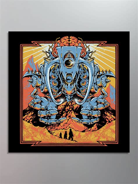 Circle Of Dust Cranial Tyrant Canvas Art Print Fixt Store