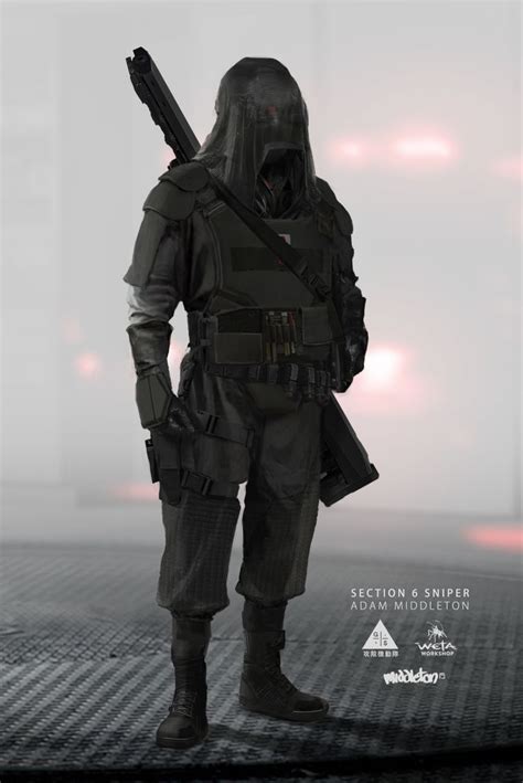 ArtStation Ghost In The Shell Section 6 Adam J Middleton Ghost In The Shell Weta