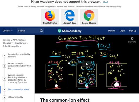 Khan Academy Small X Approximation For Small Kc Instructional Video For 9th 10th Grade