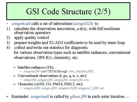 Introduction To Gridpoint Statistical Interpolation Gsi Build And