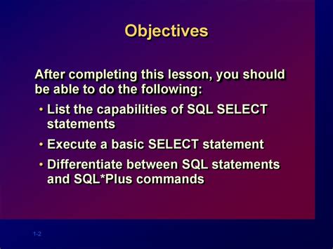 Writing Basic Sql Statements Select Functions Online Presentation