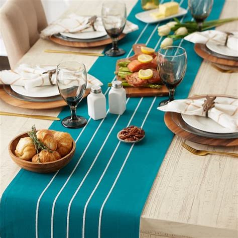 Dii® 72 Striped Tassel Table Runner Michaels