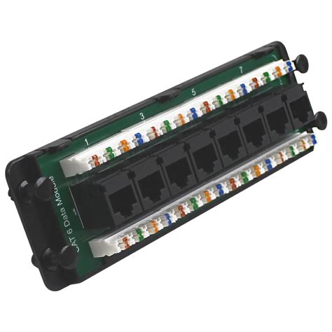 Compact 8 Ports Cat6 Data Module