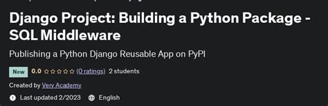 Django 项目：构建 Python 包 Sql 中间件 Django Project Building A Python Package Sql Middleware