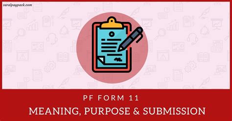 Pf Form 11 Meaning Purpose Details And Submission