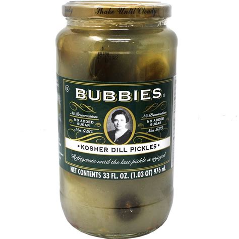 Bubbies® Pure Kosher Dill Pickles 33 Fl Oz Kroger