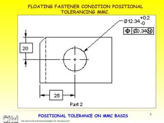 16 CALCULATING HOLE SIZES TRAINING ON GD T PPT