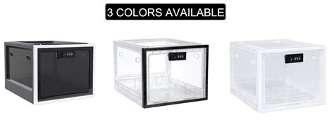 Lockable Box Medicine Lock Box For Safe Medication Premium Material Lockable Storage Box