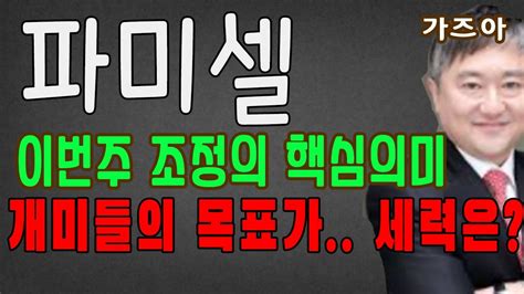 파미셀 주가전망 주식분석 Youtube