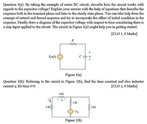 Solved Question A By Taking The Example Of Series RC Chegg