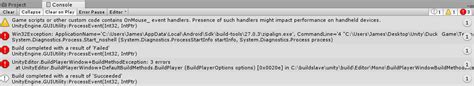 New To Unity Multiple Errors When Building For Android Unity Engine Unity Discussions