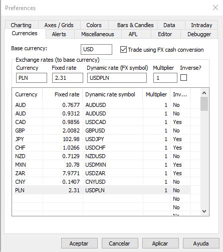 Currency Preferences Amibroker Amibroker Community Forum