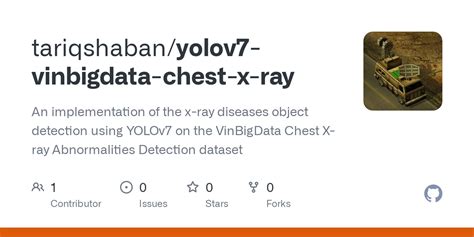 GitHub Tariqshaban Yolov Vinbigdata Chest X Ray An Implementation Of The X Ray Diseases