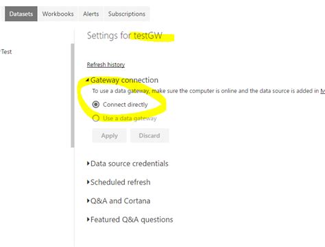 Power Bi Service To Azure Sql Database Credentials Microsoft