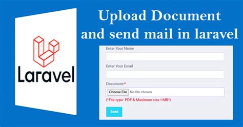 upload document and send mail in laravel how to send attachment files to email using laravel