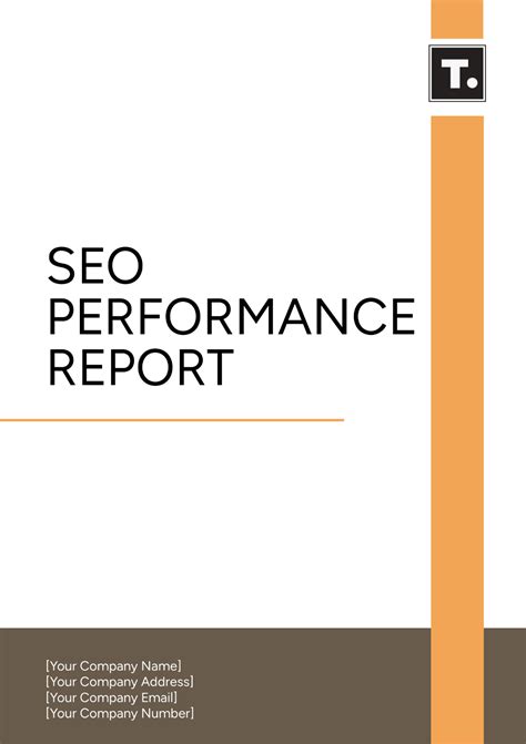 Free Monthly Seo Report Template To Edit Online