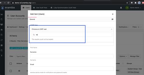 Bug Adding Single Ldap User Functionality Not Working Forum
