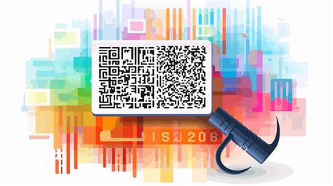 barcode price setup icon mosaic premium ai generated vector