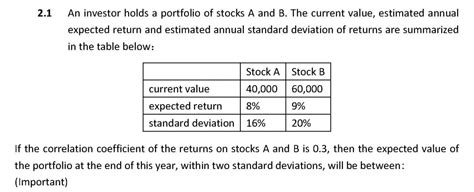 请问这题中的standard Deviation具体该怎么求啊？ 有问必答 品职教育 专注cfa Esg Frm Cpa 考研等财经培训课程
