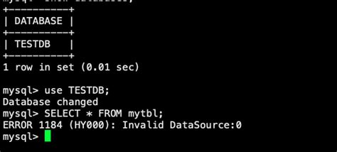 Error 1184 Hy000 Invalid Datasource0 · Issue 2605 · Mycatapachemycat Server · Github