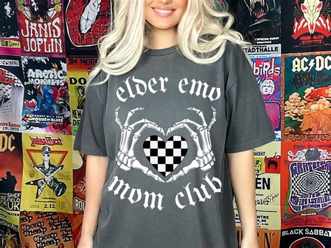 Elder Emo Mom Club Svg Elder Emo Mom Club Png Emo Mom Svg Emo Mom