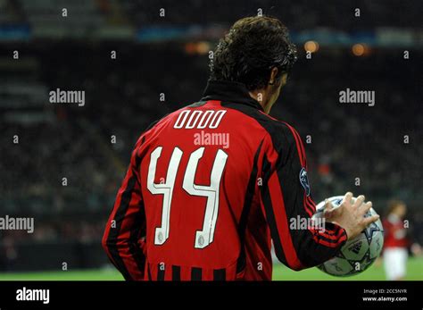 Milan Italy 04 March 2008 San Siro Stadium Uefa Champions League 2007 2008 Ac Milan Fc