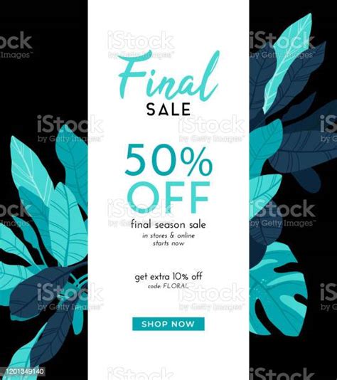 이국적인 야자수 잎과 텍스트 공간 어두운 벡터 여름 디자인 판매 제공 템플릿 전단지 배경의 배너 열대 배경 그림입니다 개성 개념에 대한 스톡 벡터 아트 및 기타 이미지