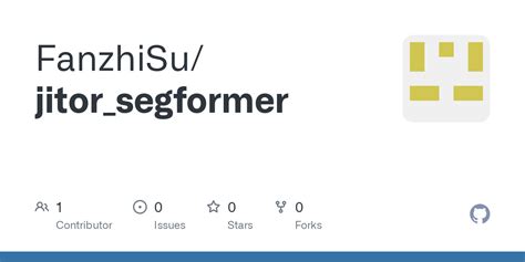 github fanzhisu jitor segformer