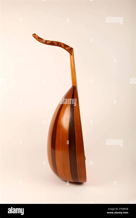 A Syrian 11 String Oud Middle Eastern Short Neck Lute Pear Shaped Fretless Stringed