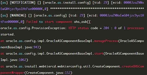 Oracle Ohs Service Creating And Start Problem Mfevzi Korkutata Shaping The Future Of