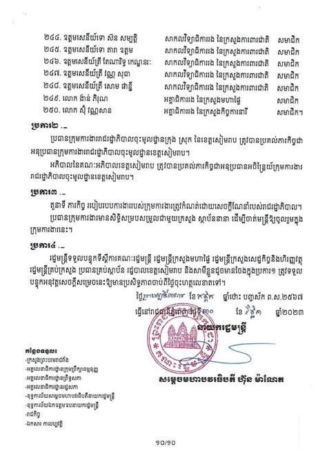 រាជរដ្ឋាភិបាលសម្រេចចាត់តាំងលោកឧបនាយករដ្ឋមន្ត្រី ទៀ សីហា ជាប្រធានក្រុមការងាររាជរដ្ឋាភិបាល