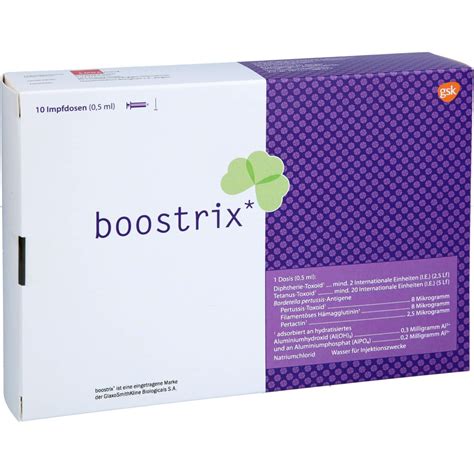 Boostrix Inj Suspiefertigspritze 10x05 Ml Eumed