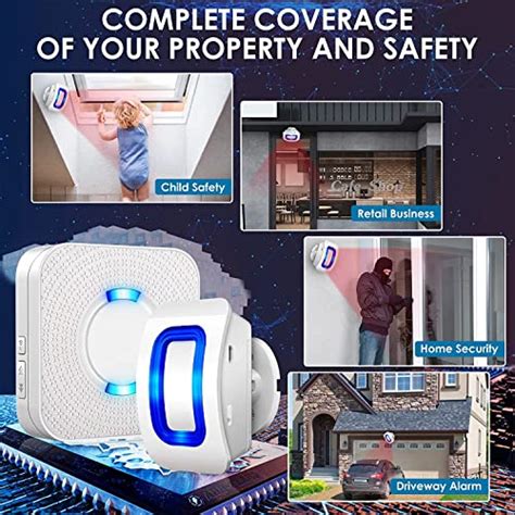 Wireless Motion Detector Senses Movement Driveway Alarm Motion