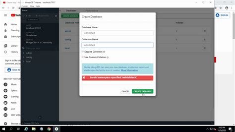 Ep2 Create Database Mongodb Full Stack Web Development Tutorial Step By Step Youtube