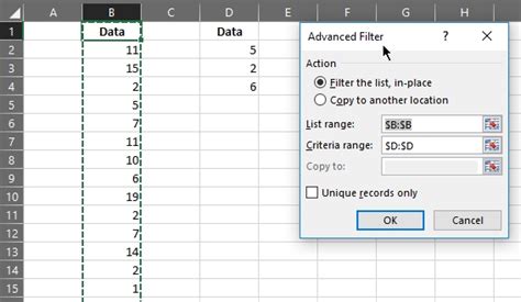 Excel Formula Filter One Column Using Another Column As Criteria