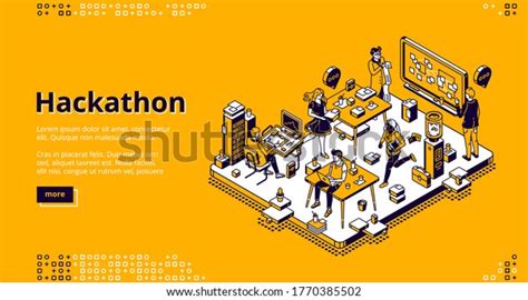 Hackathon Isometric Photos And Images Shutterstock