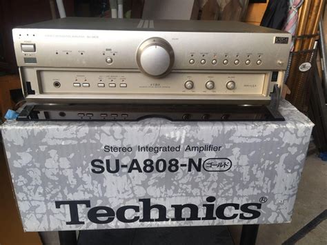 Technics Su A808 Integrated Amplifier W Box Power Confirmation Ok Used Ebay