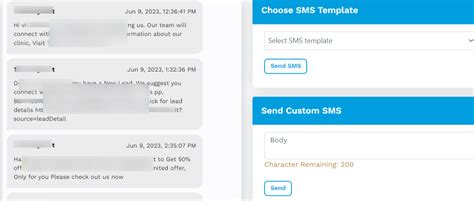 Two Way Texting Feature In The G99 Application
