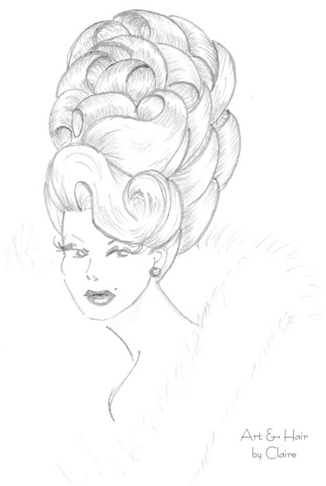 Classic Bouffant Updo By Iwannabeclaire On Deviantart