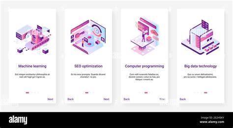 Machine Learning Programming Code Data Technology Vector Illustration