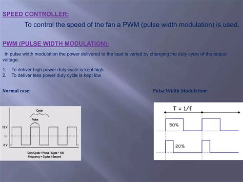 temperature based speed control of fan pptx home appliances home