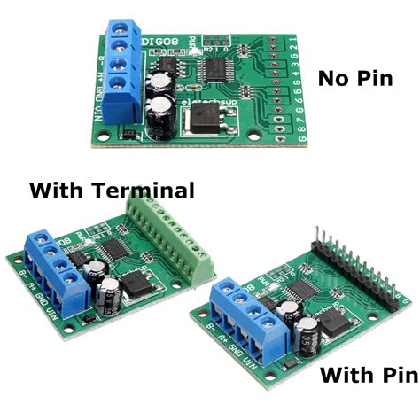 Dc6 24v 8ch Rs485 N4dig08 Ttl Modbus Rtu Control Module Npn Pnp Digital Switch Quantity