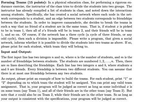 Solved Need Help Finishing Java Code That Makes 2 Groups Of