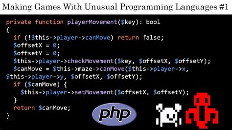 Making A Game In Php Games With Unusual Programming Languages 1 Youtube