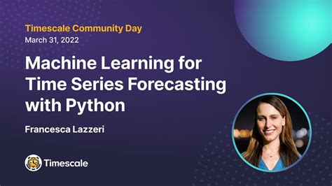 Machine Learning For Time Series Forecasting With Python Francesca
